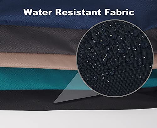 Leeymoo Outdoor Cushion Replacement Covers, Water Repellent Patio Seat Cushion Covers-Only Covers (20"x20"x2" 2 Pack Navy)