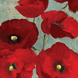 Toland Home Garden 119872 Red Painted Poppies 12.5 x 18 Inch Decorative, Garden Flag-12.5" x 18"