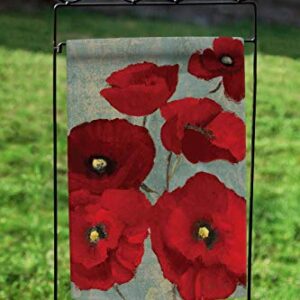 Toland Home Garden 119872 Red Painted Poppies 12.5 x 18 Inch Decorative, Garden Flag-12.5" x 18"