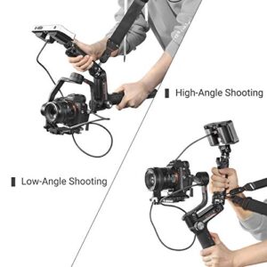 SmallRig Handle Grip Handgrip for Zhiyun-Tech WEEBILL-S Gimbal with Cold Shoe Mount Built-in Wrench, Multiple Threaded Holes - BSS2636