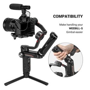 SmallRig Handle Grip Handgrip for Zhiyun-Tech WEEBILL-S Gimbal with Cold Shoe Mount Built-in Wrench, Multiple Threaded Holes - BSS2636