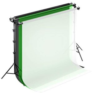 LimoStudio 2-Piece Set, Triple Crossbar Mount, Photo Studio Backdrop Support 3 Cross Bar Mounting Hardware, Wide Compatibility, AGG1258