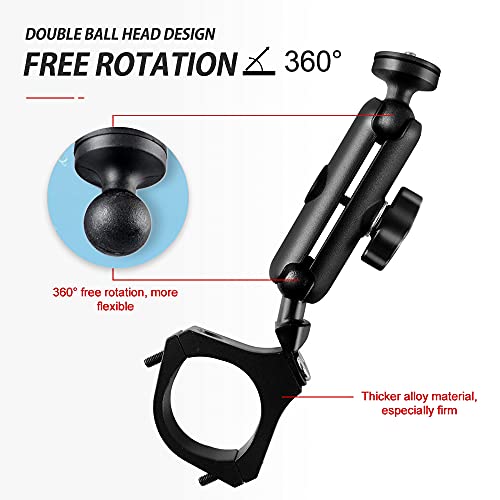 MAIKER UTV ATV Camera Mount Holder Compatible with GoPro, 1.75"-2" Roll Bar Compatible for All GoPro Models, Such as GoPro Hero 9, 8,7,5 4, Session, GoPro Max, Insta360 etc