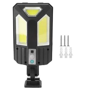 Jeanoko Solar Sensor Wall Light, Energy Saving Solar Street Light Easy to Install 3COB for Garden