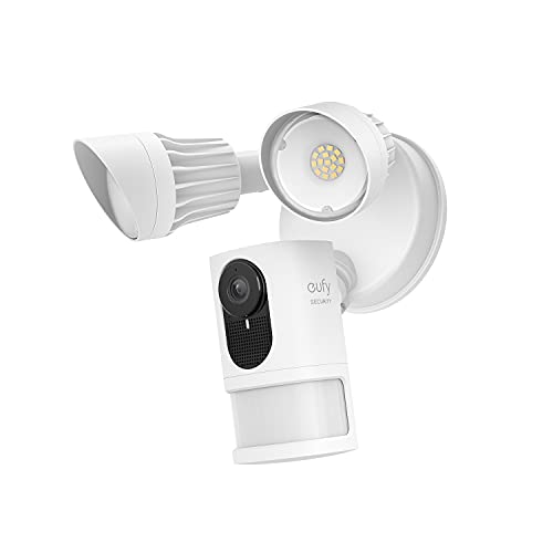 eufy security Floodlight Camera, 2K, No Monthly Fees, 2000 Lumens, Weatherproof, Built-in AI, Non-Stop Power (Existing Outdoor Wiring and Weatherproof Junction Box Required)