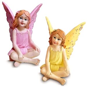 muamax fairy garden fairies miniature garden fairies figurines outdoor small fairies ornaments fairy garden accessories terrarium moss decor