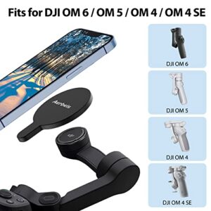 for DJI OM 6 Magsafe Adapter Clamp, Compatible with Gimbal Stabilizer DJI Osmo Mobile 6 , Also fits for DJI OM 5 4 SE