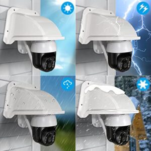 OOSSXX Universal Security Camera Sun Rain Cover Shield, Universal Security Camera Sun Rain Cover Shield, Protective Roof for Dome/Bullet Outdoor Camera