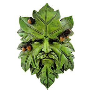 top collection garden acorn greenman hanging plaque