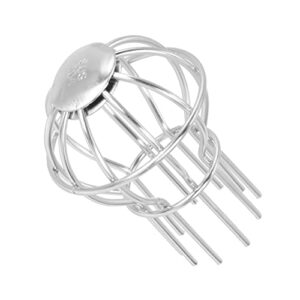 Alipis 2 pcs Basket Hair Plugs Anti Outdoor Cleaning Leaves Grate Catcher Cover Other Balcony Floor for Backyard Garden Guard Stainless Strainer Seeds Cap Stopper Tools Round Anti-