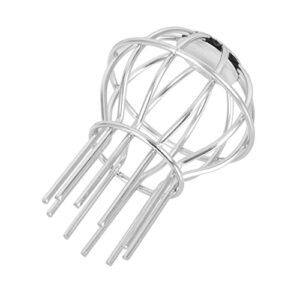 Alipis 2 pcs Basket Hair Plugs Anti Outdoor Cleaning Leaves Grate Catcher Cover Other Balcony Floor for Backyard Garden Guard Stainless Strainer Seeds Cap Stopper Tools Round Anti-