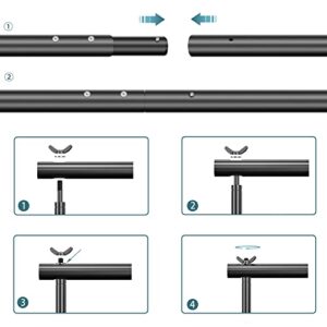 FUDESY Photo Video Studio 10 x 10Ft Heavy Duty Adjustable Backdrop Stand,Background Support System for Photography with Carry Bag,Two Pieces Spring Clamps