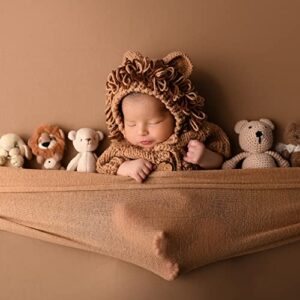 M&G House Newborn Photography Props Lion Costume Baby Photo Shoot Accessories Fits 0-2 Months(Lion Outfit)