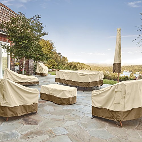 Classic Accessories Veranda Water-Resistant 41 Inch Outdoor Bar Set Cover, Patio Furniture Covers