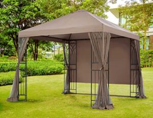 apex garden 10′ x 10′ symphony iii gazebo