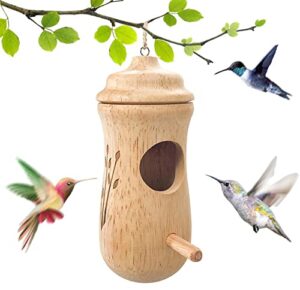 hummingbird house 2022 new for outside wooden hanging hummingbird houses garden decor pet cottage