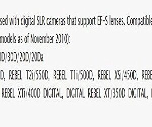 Canon EF-S 55-250mm F4-5.6 is STM