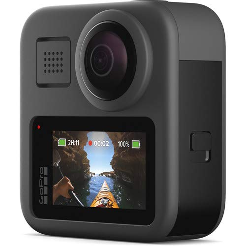 GoPro MAX 360 Action Camera Deluxe Bundle Includes: SanDisk Extreme 128GB microSDXC Memory Card + Underwater LED Light + Carrying Case, and More