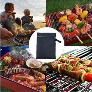 Outdoor Garden Protective with Waterproof Cover Dust-Proof Grill and Barbecue Kitchen，Dining & Bar Z Grill Grates (Black, One Size)