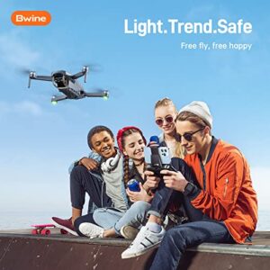 Bwine F7MINI Drones with Camera for Adults 4K 60Mins Flight Time, 5GHz WiFi Transmission, GPS Auto Return, Follow Me, Waypoints, Circle Fly, Beginner Mode, Less Than 250G, Customized Carrying Case As Gift, 2 Batteries + 2 Sets of Propellers