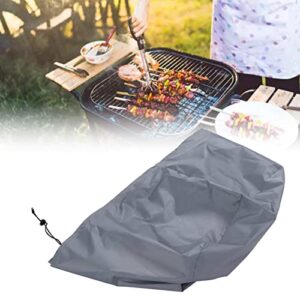 Natudeco Outdoor Barbecue Grill Cover Garden Griddle Dust Cover Waterproof Windproof UV Protection BBQ Accessories Compatible Most Small Grill