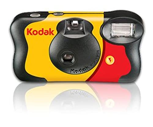 kodak 3920949 Fun Saver Single Use Camera with Flash (Yellow/Red)