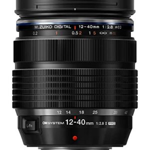 OM System M.Zuiko Digital ED 12-40mm F2.8 PRO II for Micro Four Thirds System Camera Weather Sealed Design Fluorine Coating MF Clutch Compact Zoom Lens