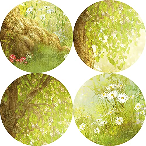 AOSTO 5x7ft Spring Photography Backdrop Easter Woodland Meadow Flower Fairy Tale Forest Background Photo Studio Photoshoot Backdrops Props FT-3992