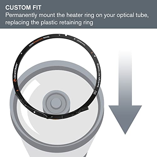 Celestron – Dew Heater Ring – Aluminum Dew Prevention – Compatible 8” Schmidt-Cassegrain, EdgeHD, RASA telescope