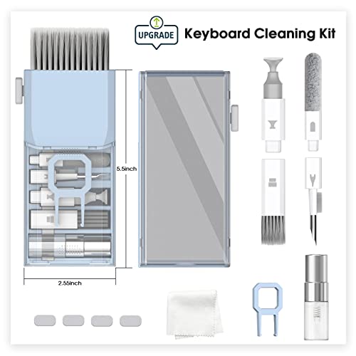 Electronic Cleaner Kit, Laptop Cleaning Kit, Keyboard Cleaner, 3 in 1 Earbud Cleaner Pen, Lens Pen for DSLR Camera Clean, Computer Screens Cleaning/Airpods Cleaner Kit/iPad Camera Phone Cleaning Tool