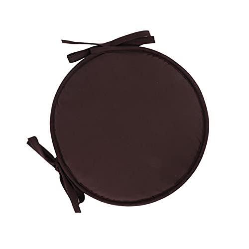 YITAQI Seat Pads Chair Cushion Cover Round Multicolor Garden Patio Home Kitchen Office Chair Indoor Outdoor Dining,Round(Deep Coffee 30x30cm)