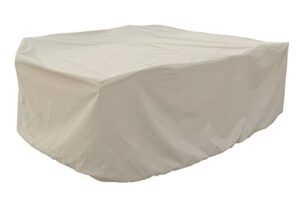 treasure garden medium rectangular table cover without umbrella hole – 72″w x 102″d x 36″h