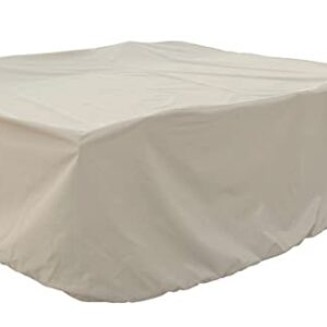 Treasure Garden Medium Rectangular Table Cover without Umbrella Hole - 72"W x 102"D x 36"H