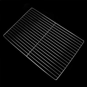 Stainless Steel Non-Stick, Non Stick BBQ Rack Barbecue Mesh Grill Net for Large Oven30 x 45cm Oven Family Gatherings Garden Parties Picnics and Camping(30 * 45)