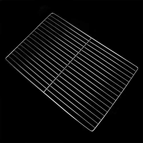 Stainless Steel Non-Stick, Non Stick BBQ Rack Barbecue Mesh Grill Net for Large Oven30 x 45cm Oven Family Gatherings Garden Parties Picnics and Camping(30 * 45)