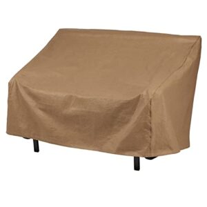 duck covers essential water-resistant 51 inch bench cover, patio furniture covers