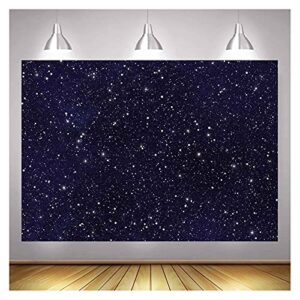 XLL Early 2000s Theme Backdrops Night Sky Star Universe Space Starry Photo Background Galaxy Stars Children Boy or Girl Birthday Party Photography Backdrops Cake Table Banner 7x5ft