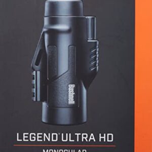 Bushnell Legend Ultra HD Monocular, Black, 10 x 42-mm