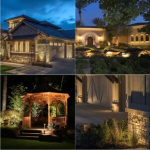 Malibu 18 Watt LED Low Voltage Landscape Floodlight with Optimal Range Wall Spotlights Waterproof Adjustable Light for Garden, Path, Lawn, Patios Security Flood Light 8401-4675-01