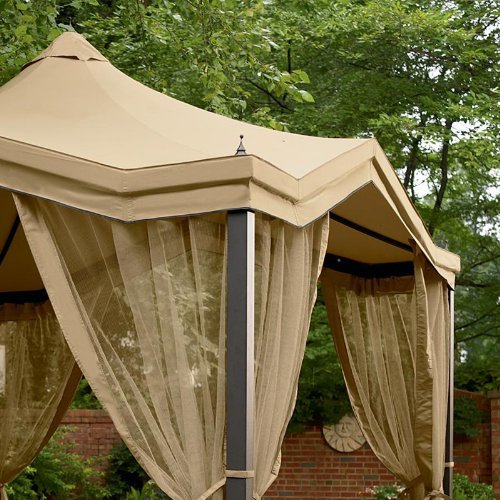 Garden Winds Peaked Top Gazebo Replacement Canopy Top Cover - RipLock 350