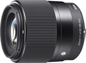 sigma 30mm f1.4 contemporary dc dn lens for sony e