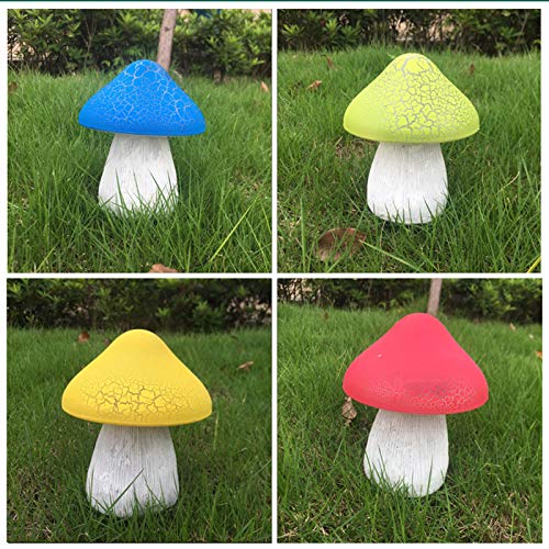 Solar Mushroom Light Solar Powered Garden Lights Outdoor Waterproof Decorative Led Solarâ€‚Light for Garden Lawn Yard,Red,210222QY01-1-8640-1653328241,12x14.5cm/4.7x5.7in