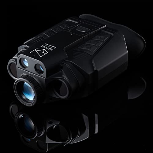 Nightfox Vulpes Handheld Digital Night Vision Goggles | Integrated Laser Rangefinder | Full High Definition FHD 1080p Sensor | Records Video + Audio | 220yd Range, 6x Magnification | Hunting, Security