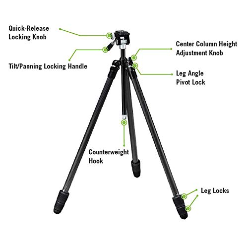 Vortex Optics Ridgeview Carbon Tripod Kit