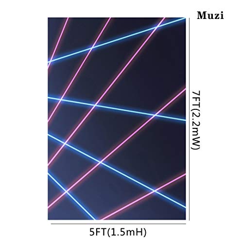 MUZI Photography Backdrops for Laser line Baby Custom Interior Photobooth Background for Studio Props Photo Backdrop 5x7ft XT-5310