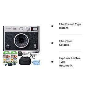 Fujifilm Instax Mini EVO Hybrid Instant Film Camera Bundle with 40 Instant Film Sheets + 32GB microSD Memory Card + Small Padded Case + SD Card Reader + Extreme Electronics Cloth