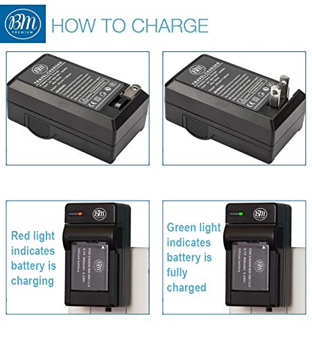 BM Premium 2 Pack of NB-11L, NB-11LH Batteries and Charger Kit for Canon PowerShot Elph 110, Elph 130, Elph 135 IS, Elph 140 IS, Elph 150 IS, Elph 160, Elph 170 IS, Elph 180, Elph 190 IS, Elph 320 HS, Elph 340 HS, Elph 350 HS, Elph 360 HS, A2300 IS, A2400