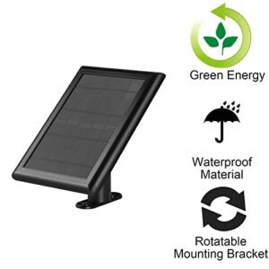 Solar Panel for Ring-Spotlight Camera Battery,Ring-Stick Up Camera Battery,Green Energy Charging for Outdoor Security Camera