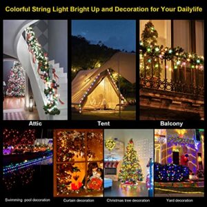 WIND STAR Solar Rope Lights Outdoor, 72FT 200 LED Solar Powered Fairy Lights 8 Modes Solar String Light Decoration for Patio Wedding Stairs,Fence, Garden Swimming Pool Trampoline