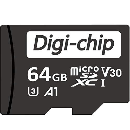 Digi-Chip 64GB Micro-SD Memory Card UHS-1 High Speed for Amazon Fire 7, Fire 7 Kids, Amazon Fire HD8, HD8 Kids, Fire HD10, Fire HD 10 Kids Tablet PC